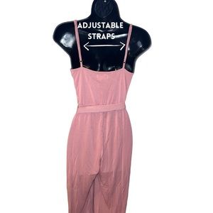 l*space | Pants & Jumpsuits | Lspace Alora Wide Leg Jumpsuit Dusty Rose ...